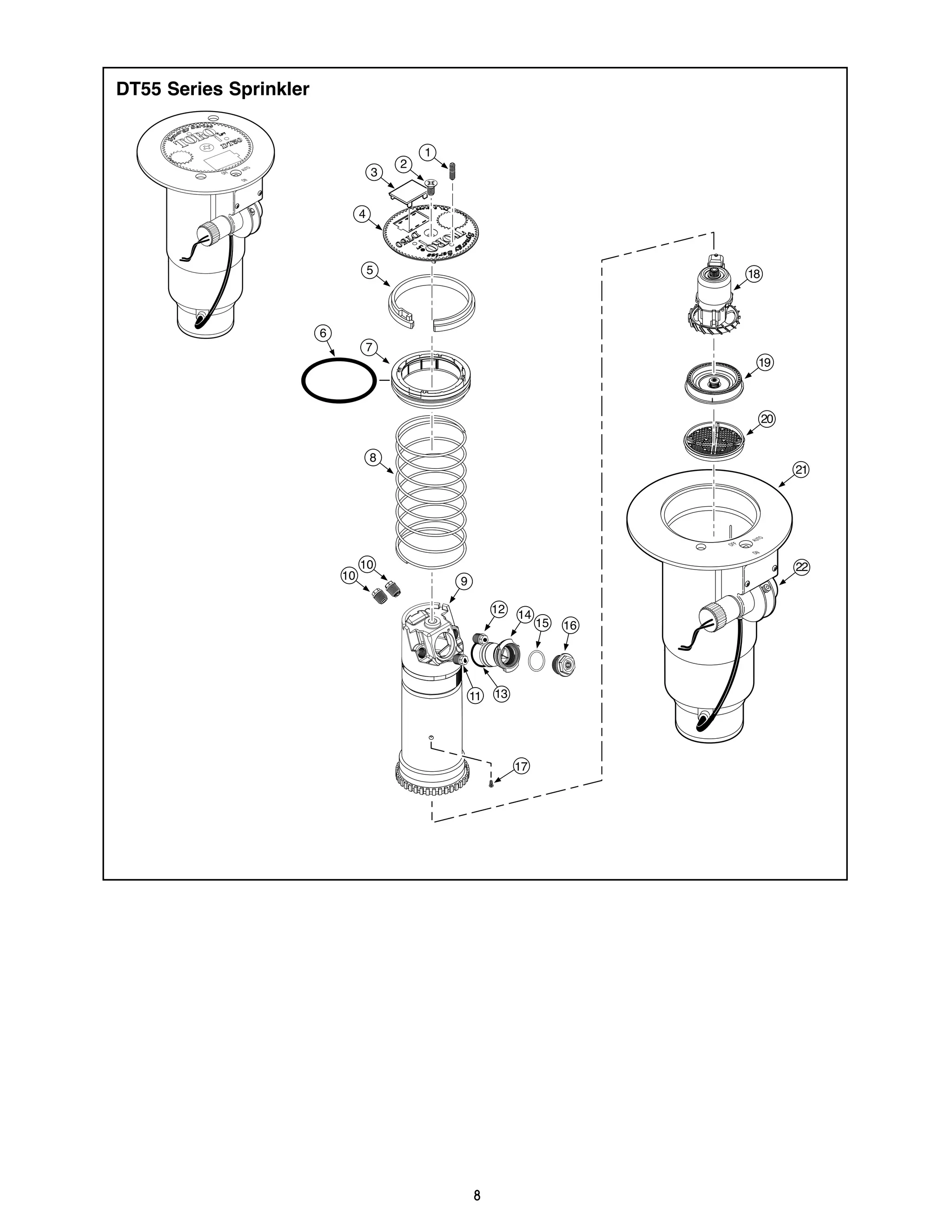 sportsturf irrigation - Toro parts breakdown | PDF