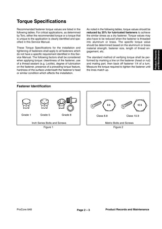 Toro pro core 648 service repair manual | PDF