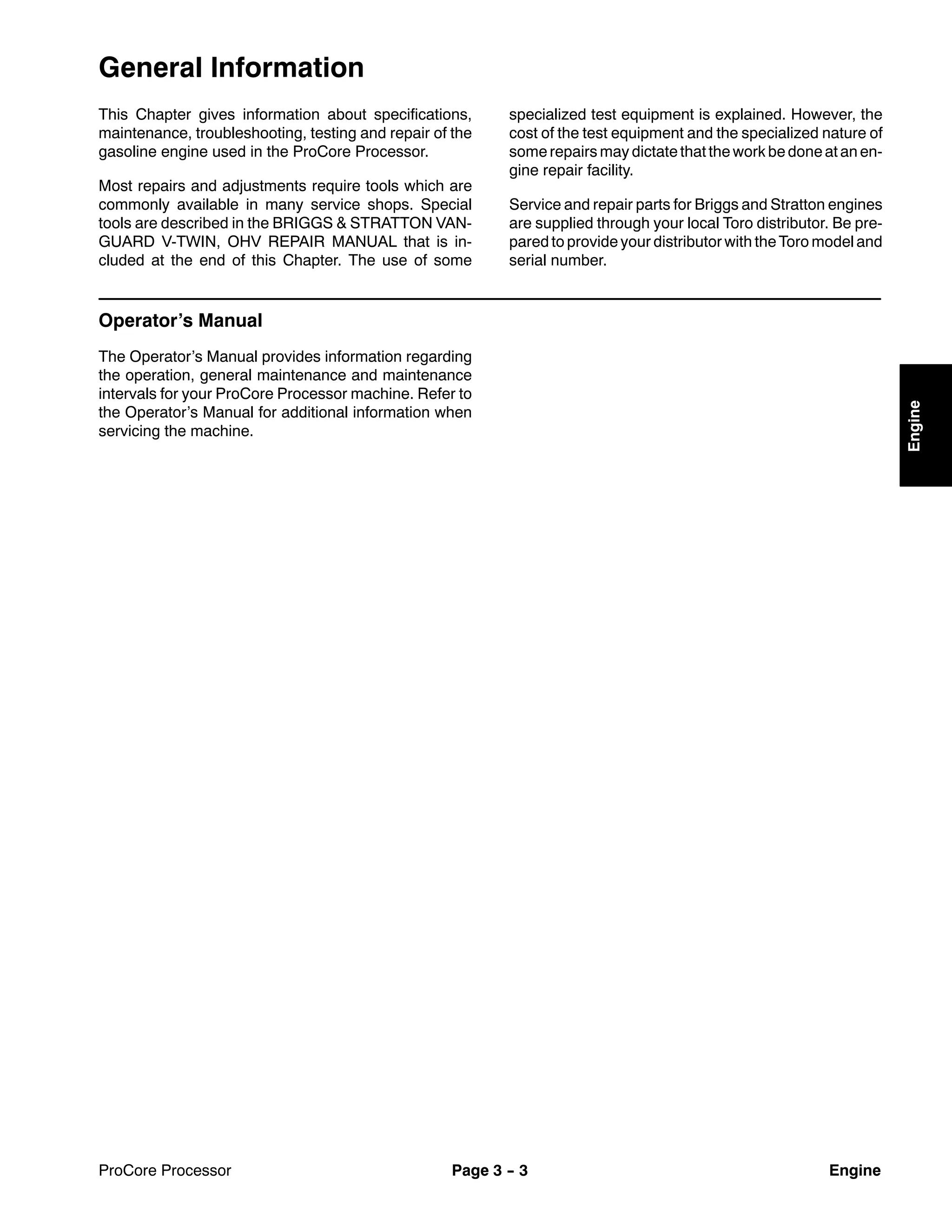 Toro pro core processor service repair manual | PDF