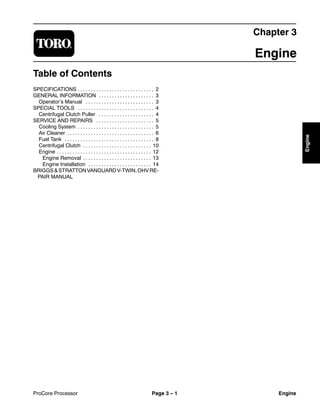 Toro pro core processor service repair manual | PDF