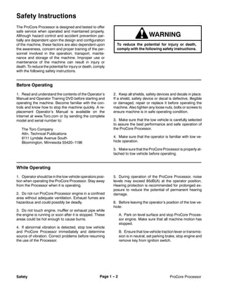 Toro pro core processor service repair manual | PDF