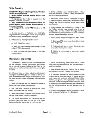 Toro pro core sr72 service repair manual | PDF