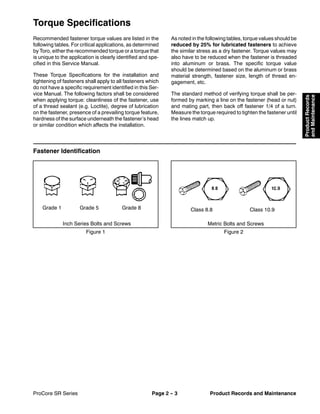 Toro pro core sr72 service repair manual | PDF
