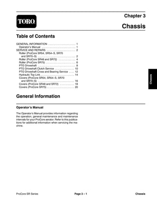 Toro pro core sr75 service repair manual | PDF