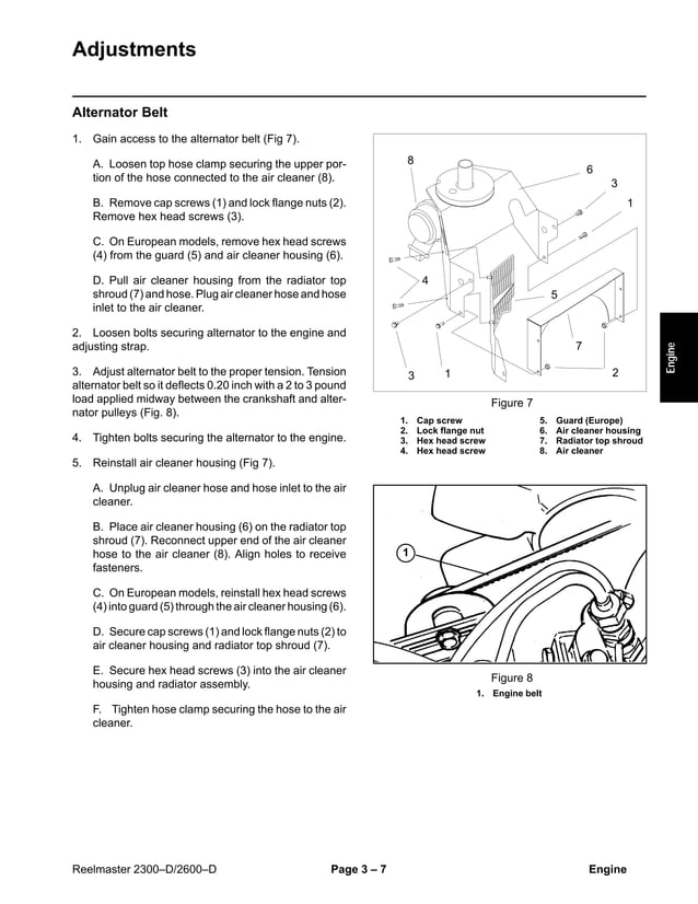 Toro reelmaster 2600 d mower service repair manual | PDF
