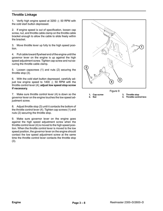 Toro reelmaster 2600 d mower service repair manual | PDF
