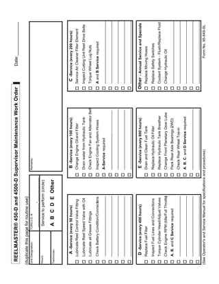 Toro reelmaster 4500 d mower service repair manual | PDF
