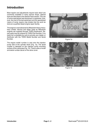 Toro reelmaster 5100 d mower service repair manual | PDF