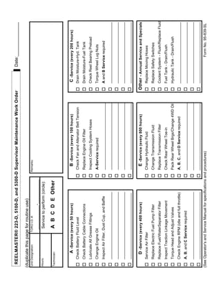 Toro reelmaster 5300 d mower service repair manual | PDF