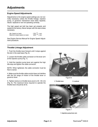 Toro reelmaster 5300 d mower service repair manual | PDF