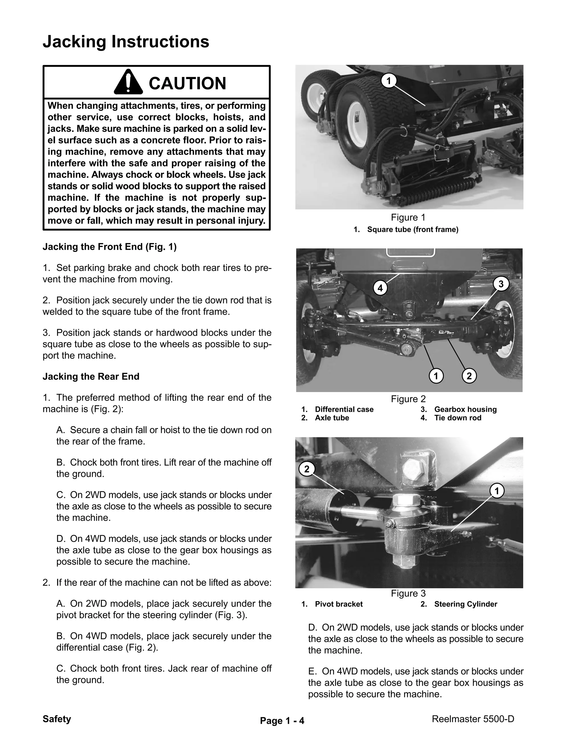 Toro reelmaster 5500 d mower service repair manual | PDF