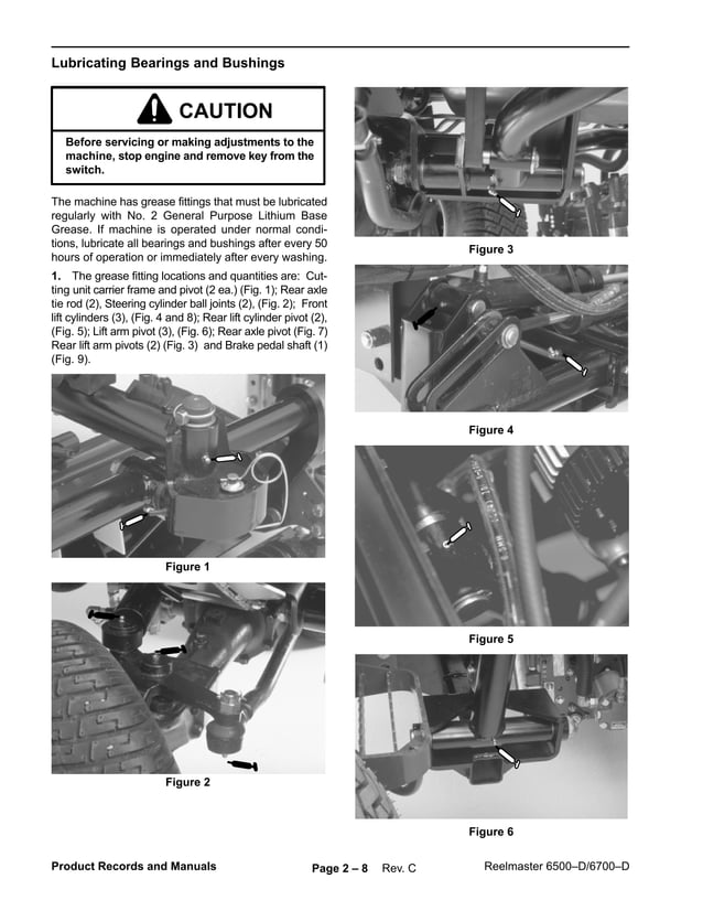 Toro reelmaster 6700 d (peugeot engine) mower service repair manual | PDF