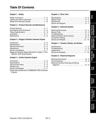 Toro workman 2100 series service repair manual | PDF