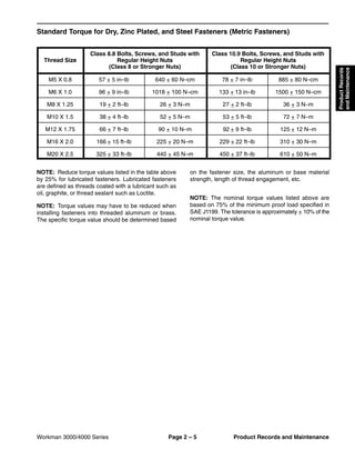Toro workman 3000 series service repair manual sn 240000001 and above | PDF