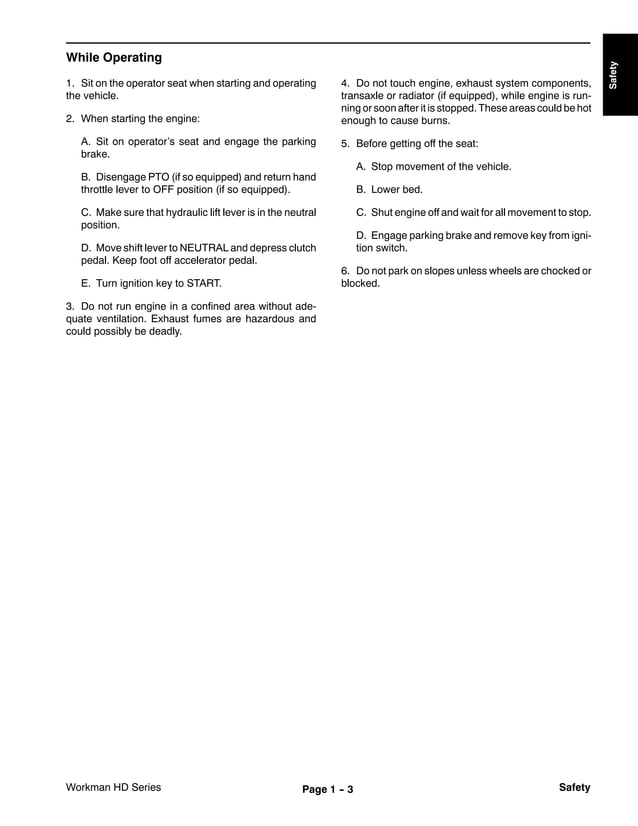 Toro workman hdx vehicles service repair manual | PDF