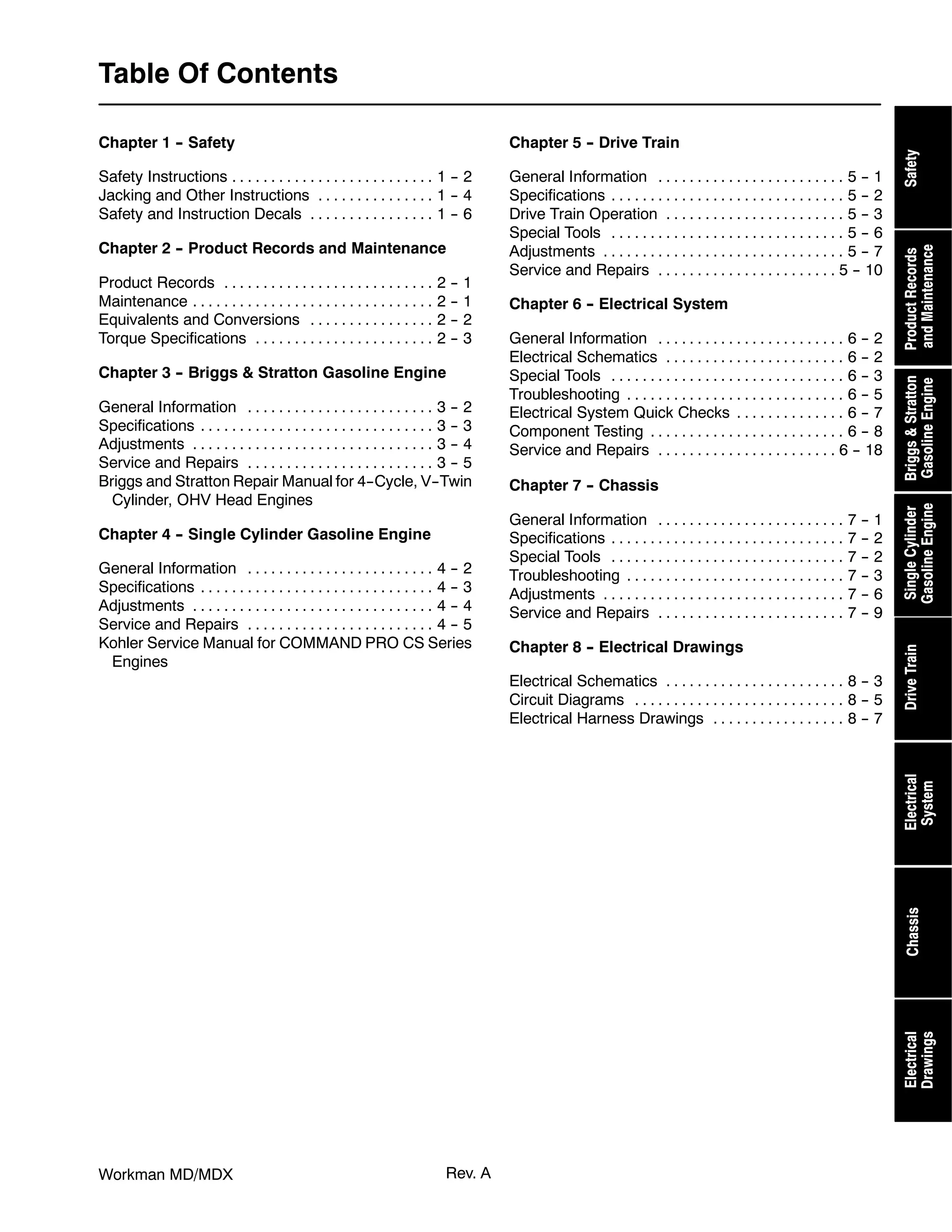Toro workman mdx service repair manual | PDF
