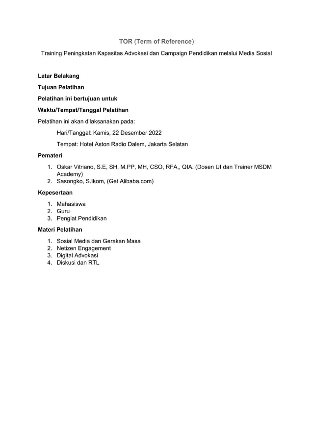 TOR Pelatihan Advokasi.docx