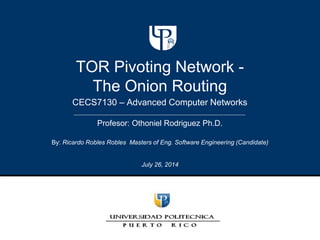 Tor Pivoting Networks Share | PPT