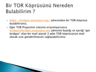 Tor Projesi | PPTX