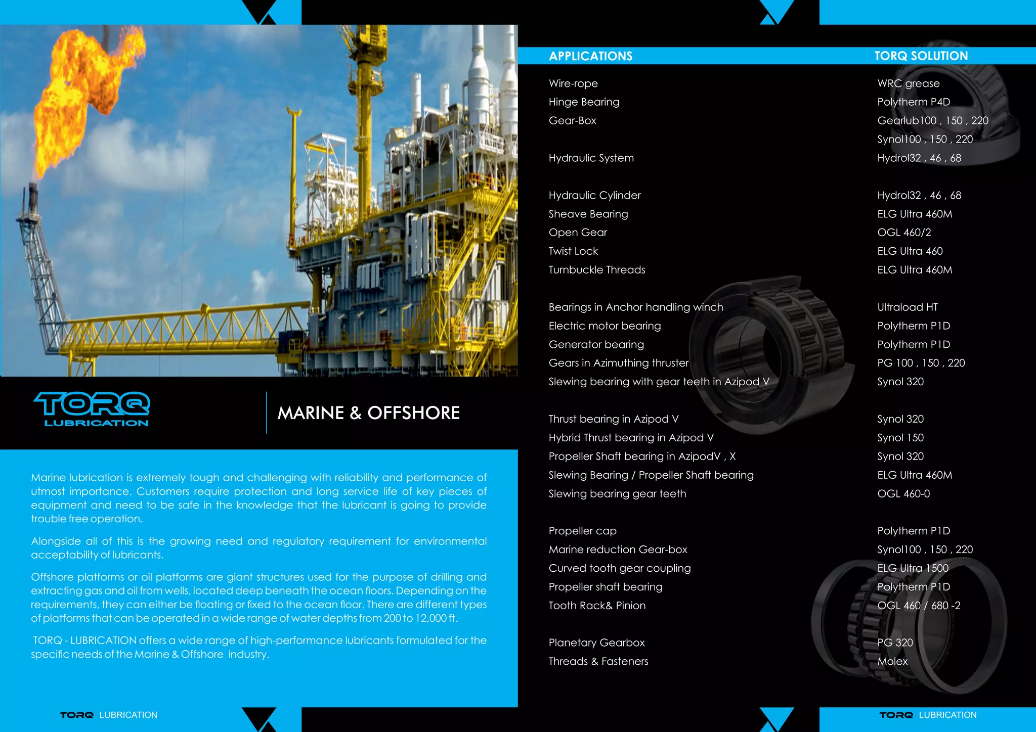 Torq Speciality Lubricants for critical applications | PDF