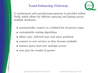 AquaQ Analytics Kx Event - TorQ Presentation | PPT