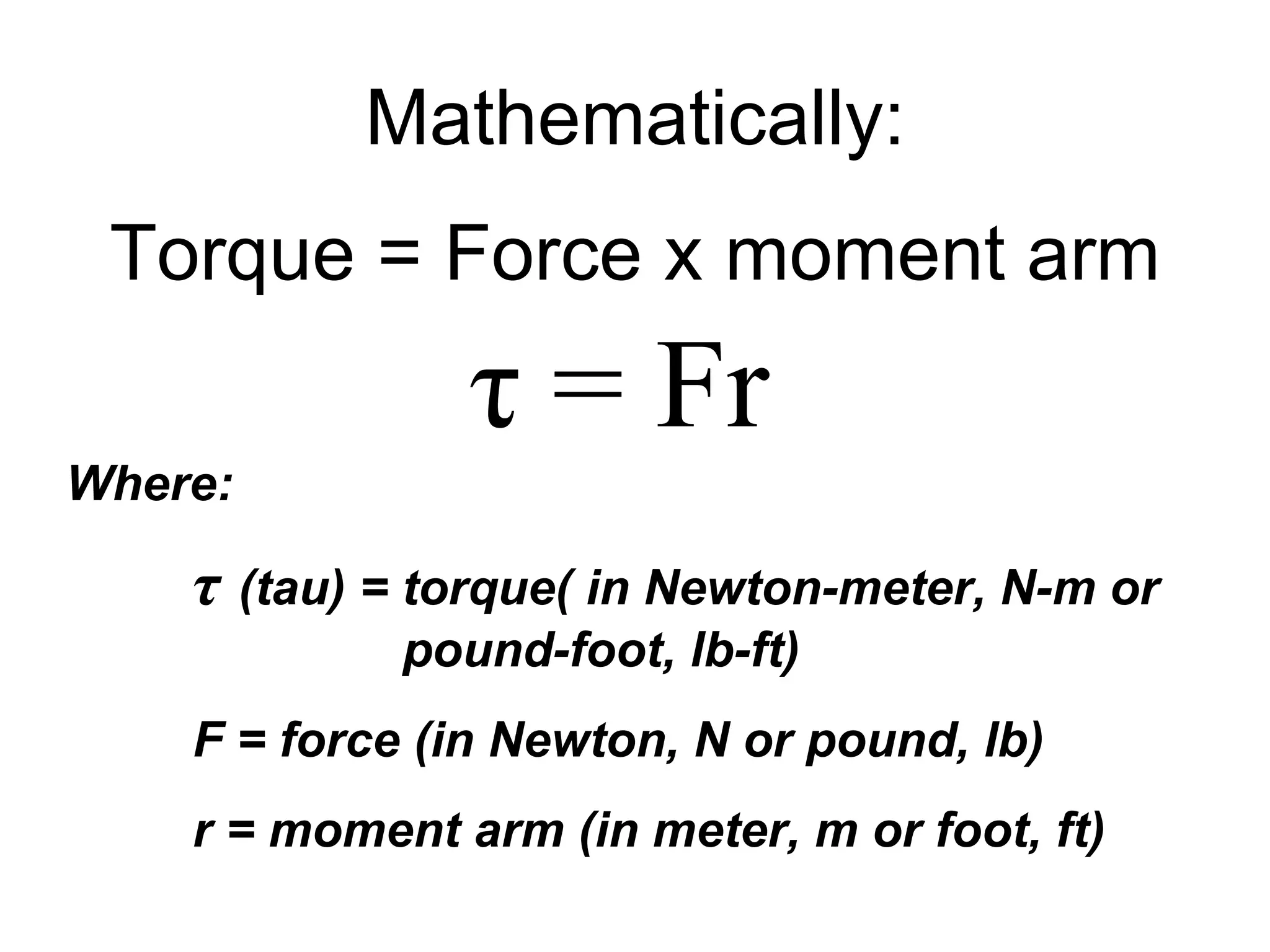 Torque | PPT