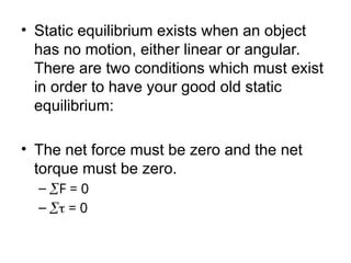 Comprehensive AP Physics Guide to Torque and Rotational Equilibrium | PPT