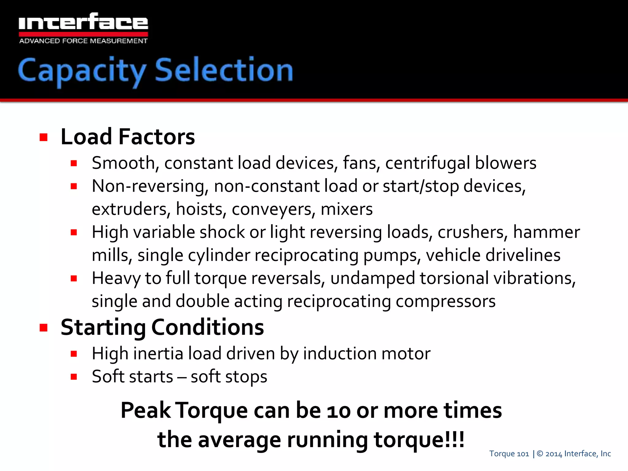 Torque 101 Webinar - How to Choose a Torque Transducer | PPTX