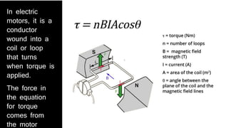 Torque and motors | PPTX