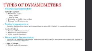 Torque and power measurement | PPTX