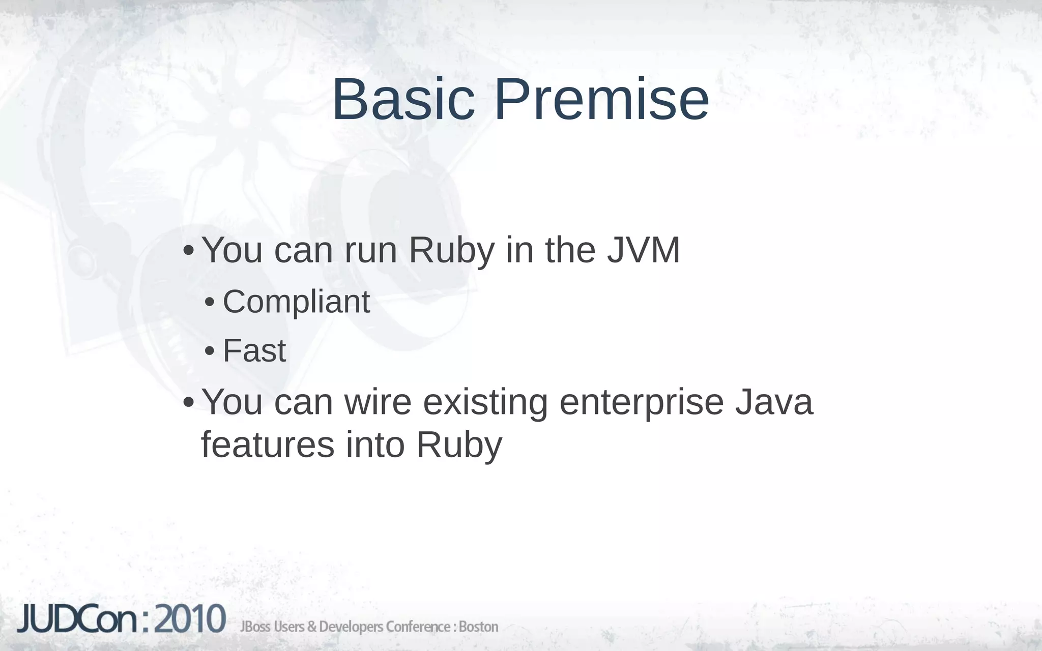 JUDCon 2010 Boston : TorqueBox | PPT