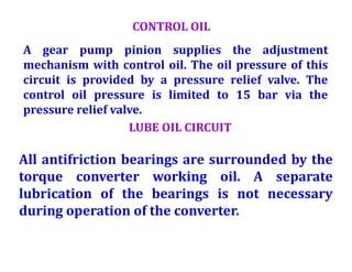 Torque converter operation & maintenance | PDF