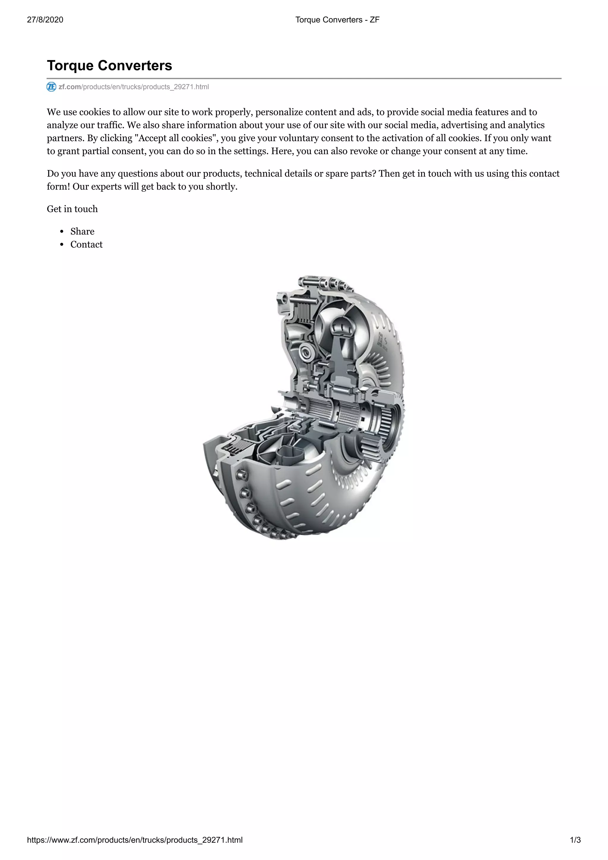 ZF Torque converters | PDF