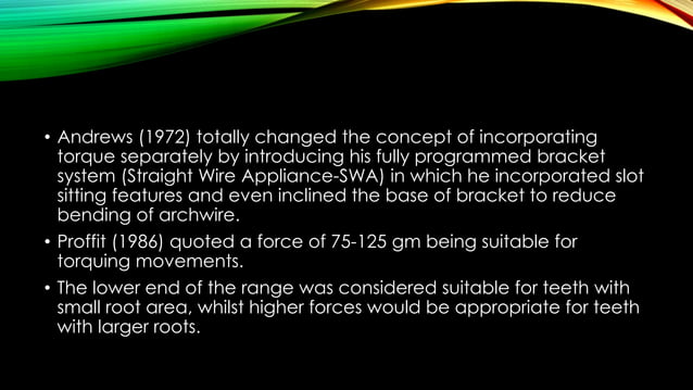 The Root Torqueing Auxiliaries in Orthodontics | PDF | Oral care ...