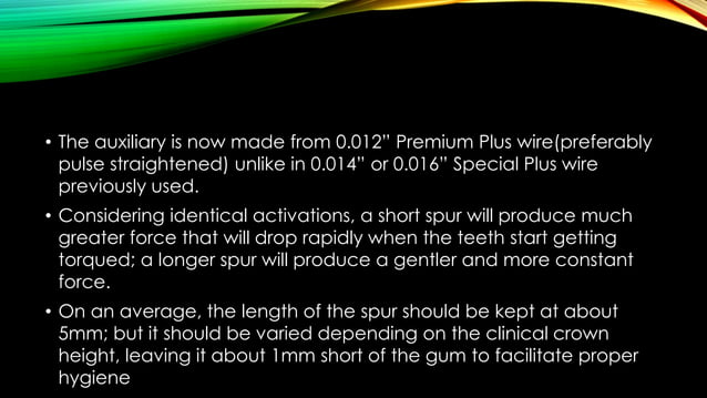 The Root Torqueing Auxiliaries in Orthodontics | PDF | Oral care ...