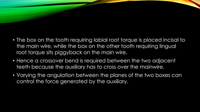 The Root Torqueing Auxiliaries in Orthodontics | PDF | Oral care ...