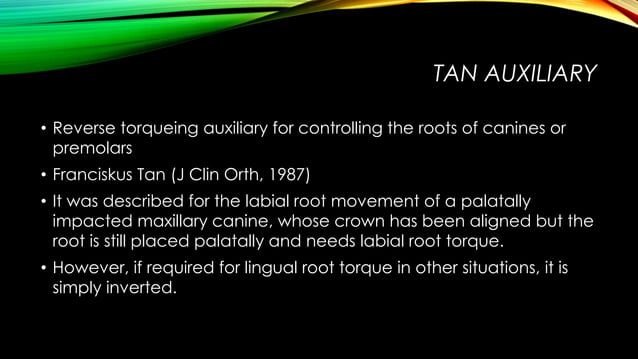 The Root Torqueing Auxiliaries in Orthodontics | PDF | Oral care ...