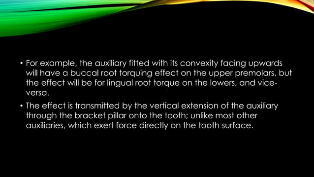 The Root Torqueing Auxiliaries in Orthodontics | PDF | Oral care ...
