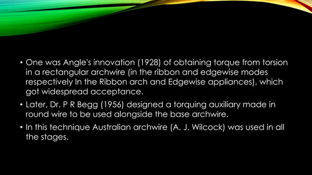 The Root Torqueing Auxiliaries in Orthodontics | PDF | Oral care ...
