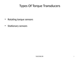 Torque Measurement transducers-Torque, torque measurement | PPT