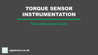 Torque Sensors Explained | PPTX