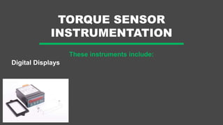 Torque Sensors Explained | PPTX