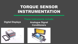Torque Sensors Explained | PPTX