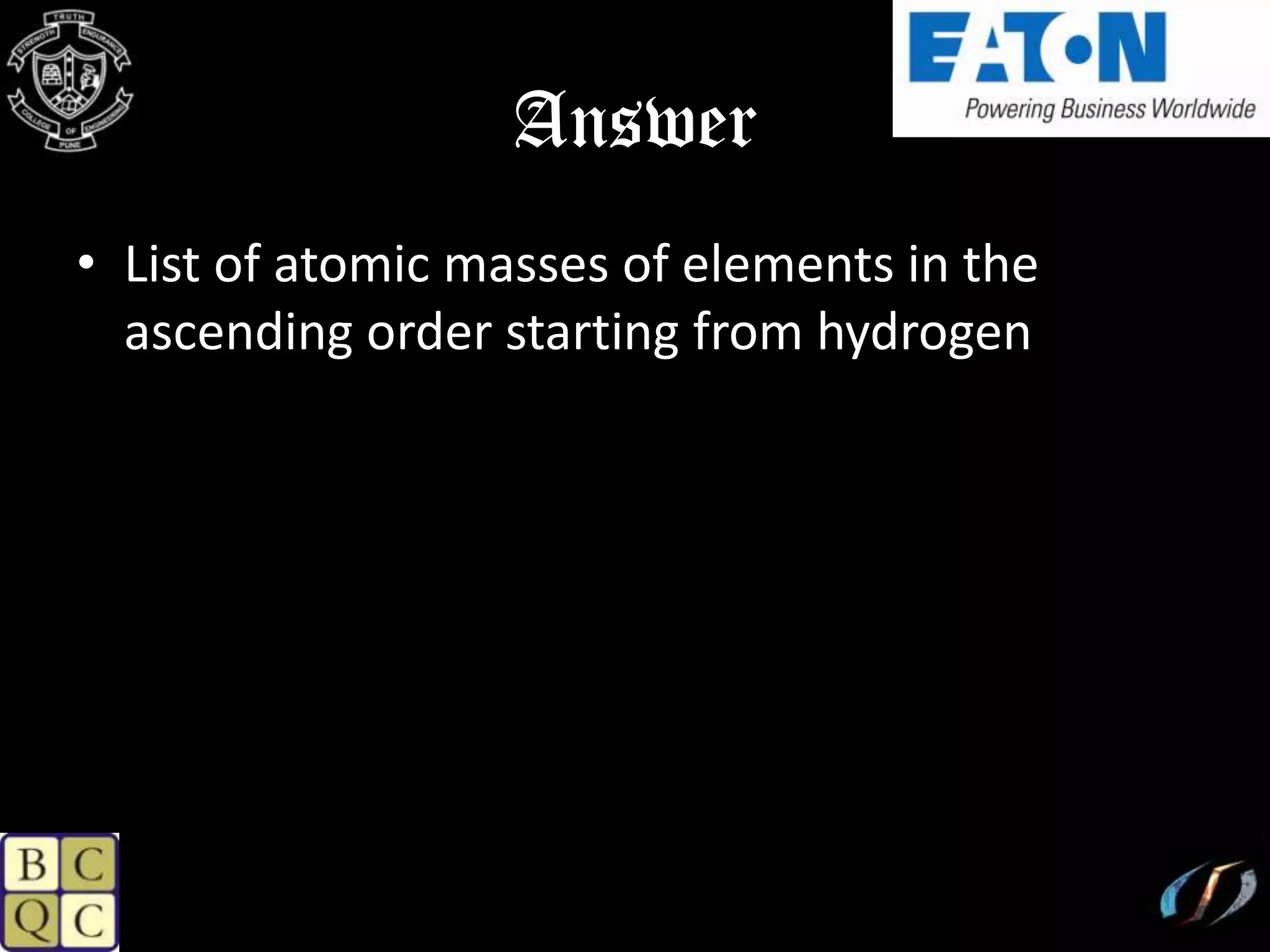 Torquest ’13 elims answers | PPT