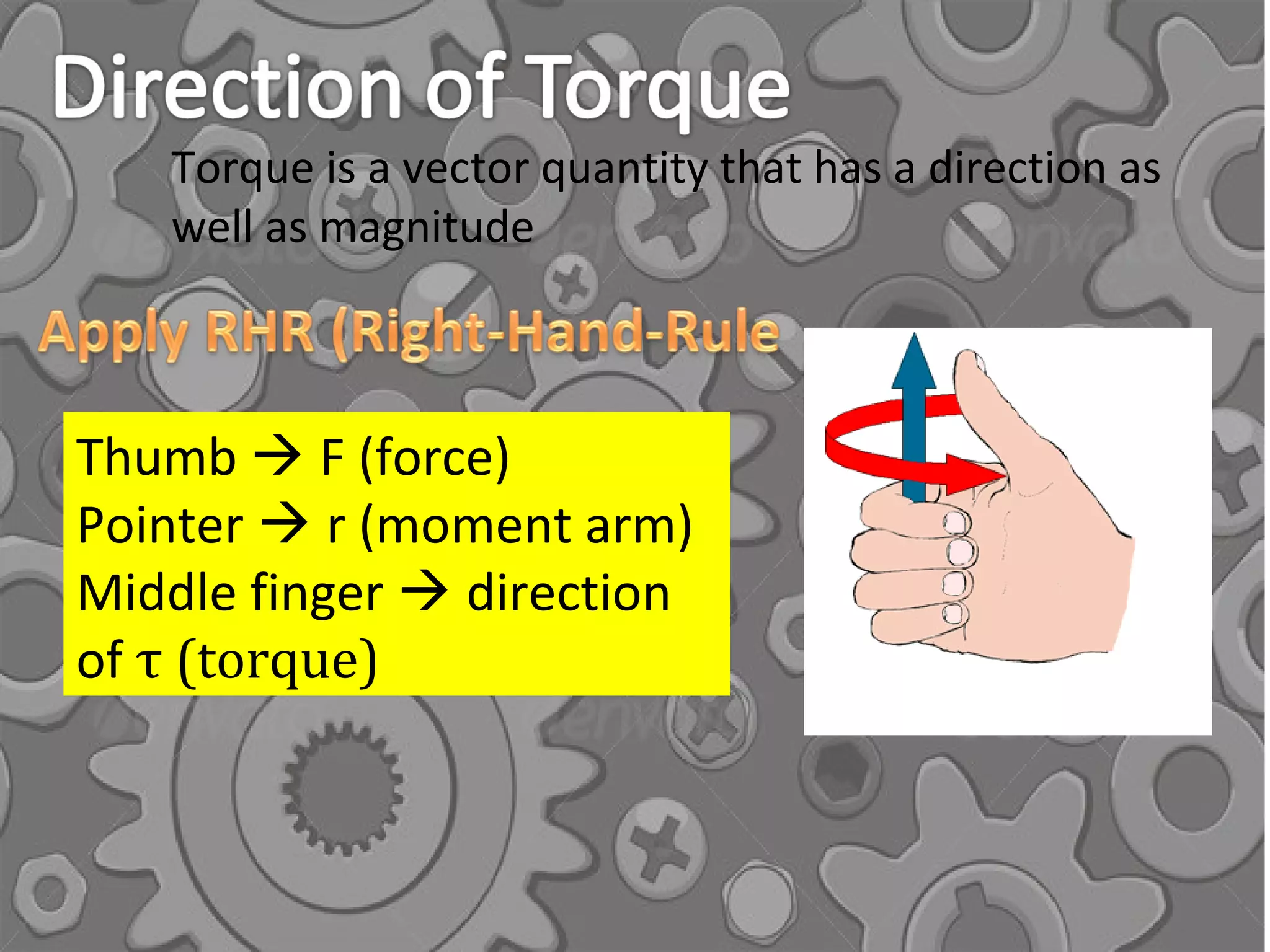 Torque,stability and equilibrium | PPT | Physics | Science