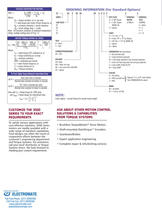 Torque systems 3500_series_specsheet | PDF