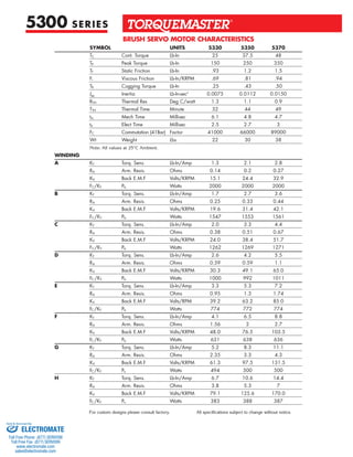 Torque systems 5300_series_specsheet | PDF | Radio Control | Hobbies ...