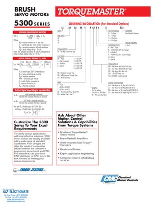 Torque systems 5300_series_specsheet | PDF | Radio Control | Hobbies ...