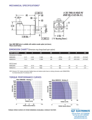 Torque systems bmr2000_specsheet | PDF