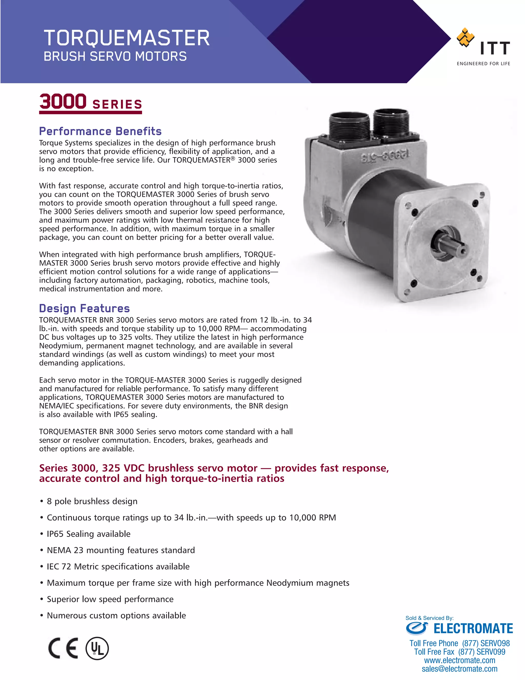 Torque systems bnr3000_specsheet | PDF